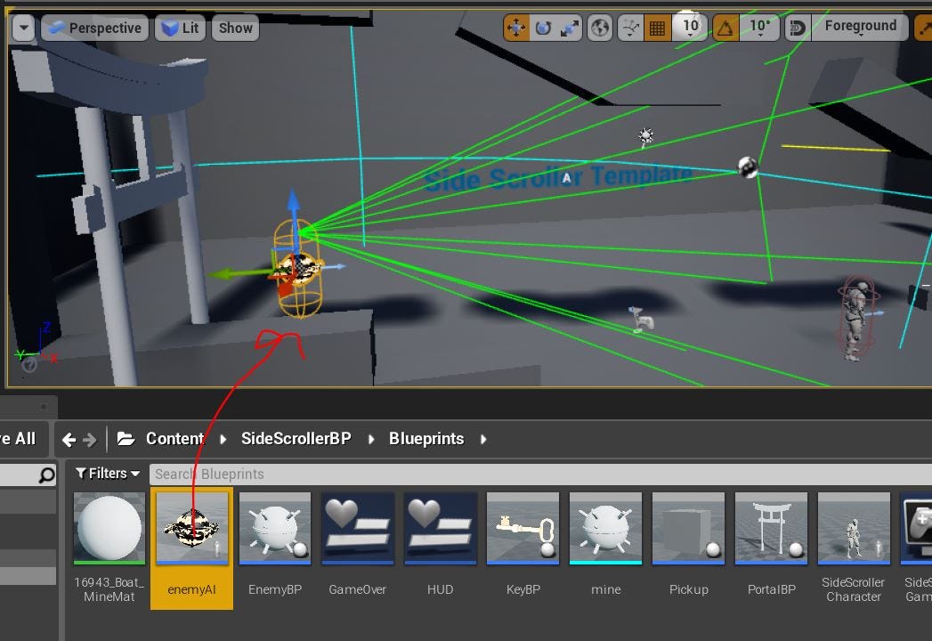 Creating A Side Scroller Mobile Game With Unreal Engine 4 Part 5 Creating A Boss Enemy Fritz Ai