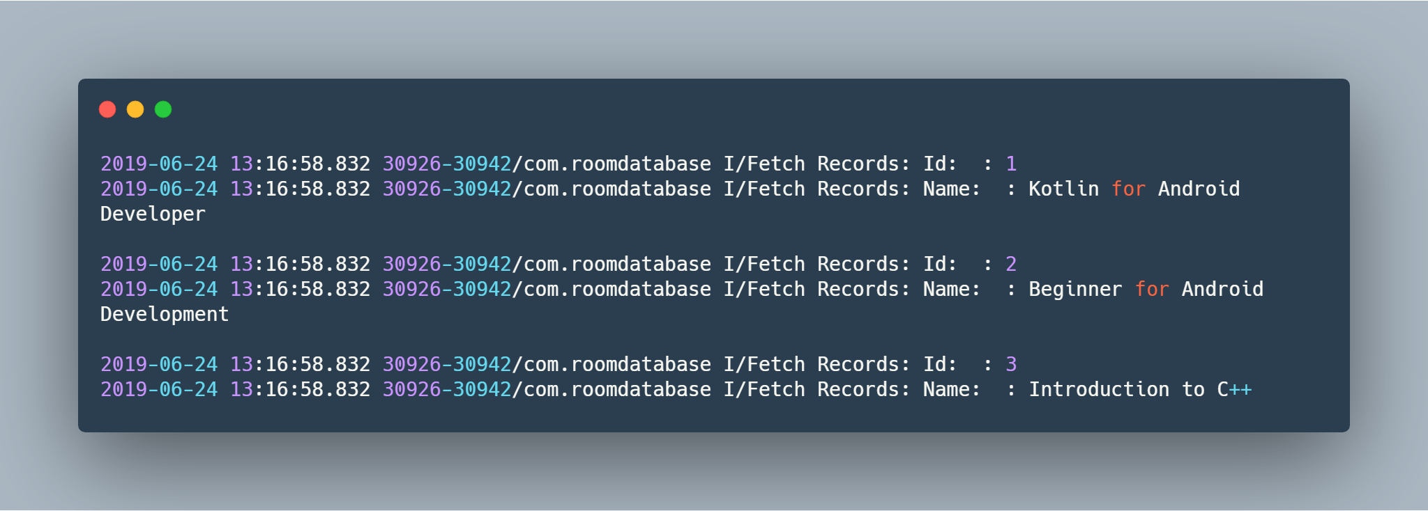 Insert And Fetch Records With Room On Android Using Kotlin Fritz Ai 7320