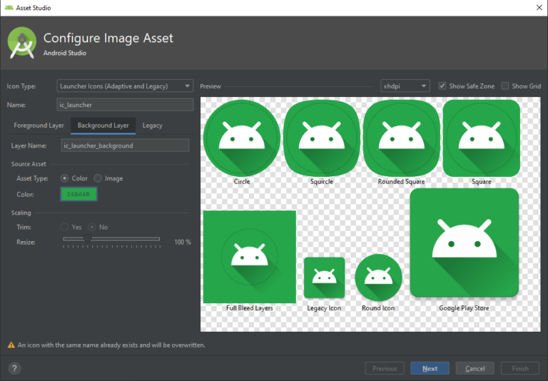 Implementing Adaptive Icons in Android Using Android Studio - Fritz ai