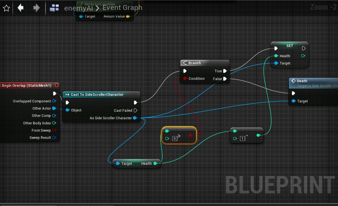 Creating A Side Scroller Mobile Game With Unreal Engine 4 Part 5 Creating A Boss Enemy Fritz Ai