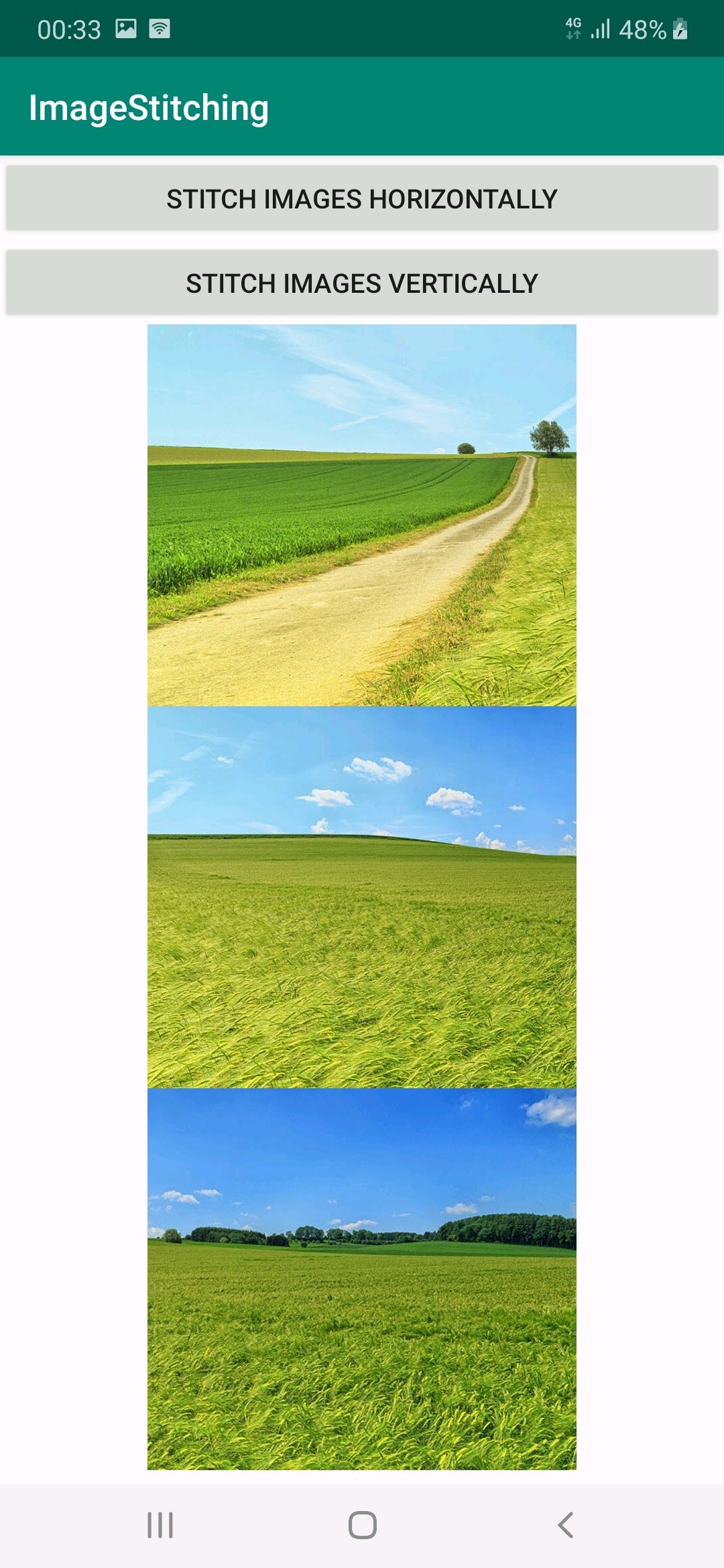 Image Effects for Android Using OpenCV: Vertical and Horizontal Stitching - Fritz ai