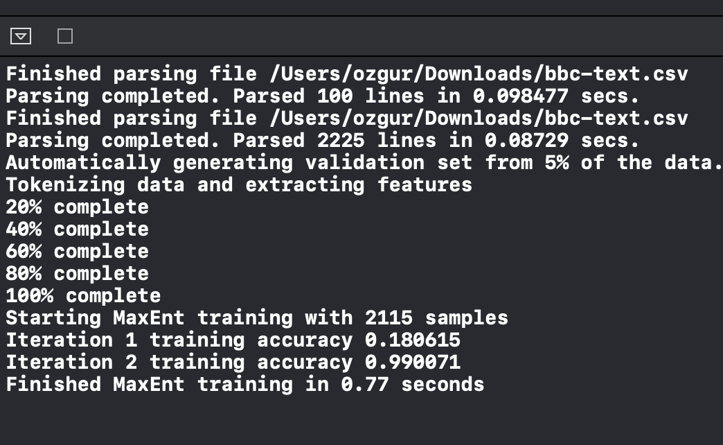 Text Classification on iOS Using Create ML - Fritz ai