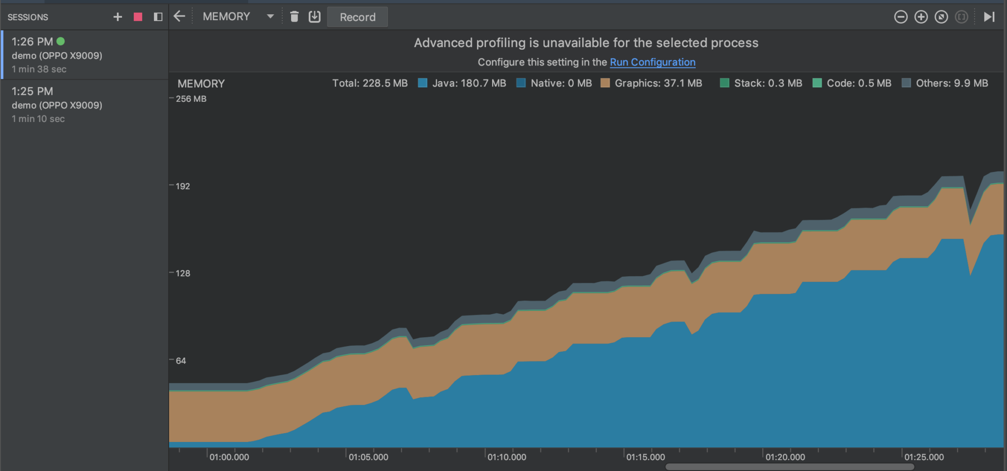 Profiling your app with Android Studio - Fritz ai