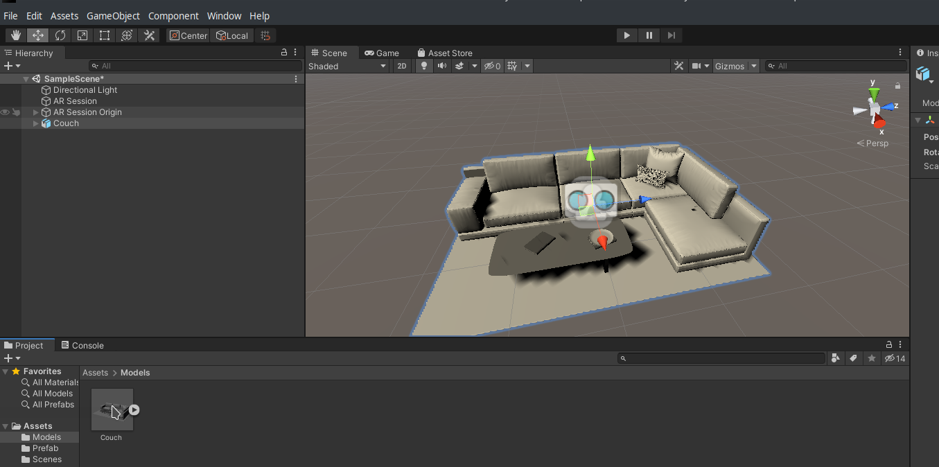 Augmented Reality Using Unity’s AR Foundation Framework - Fritz ai