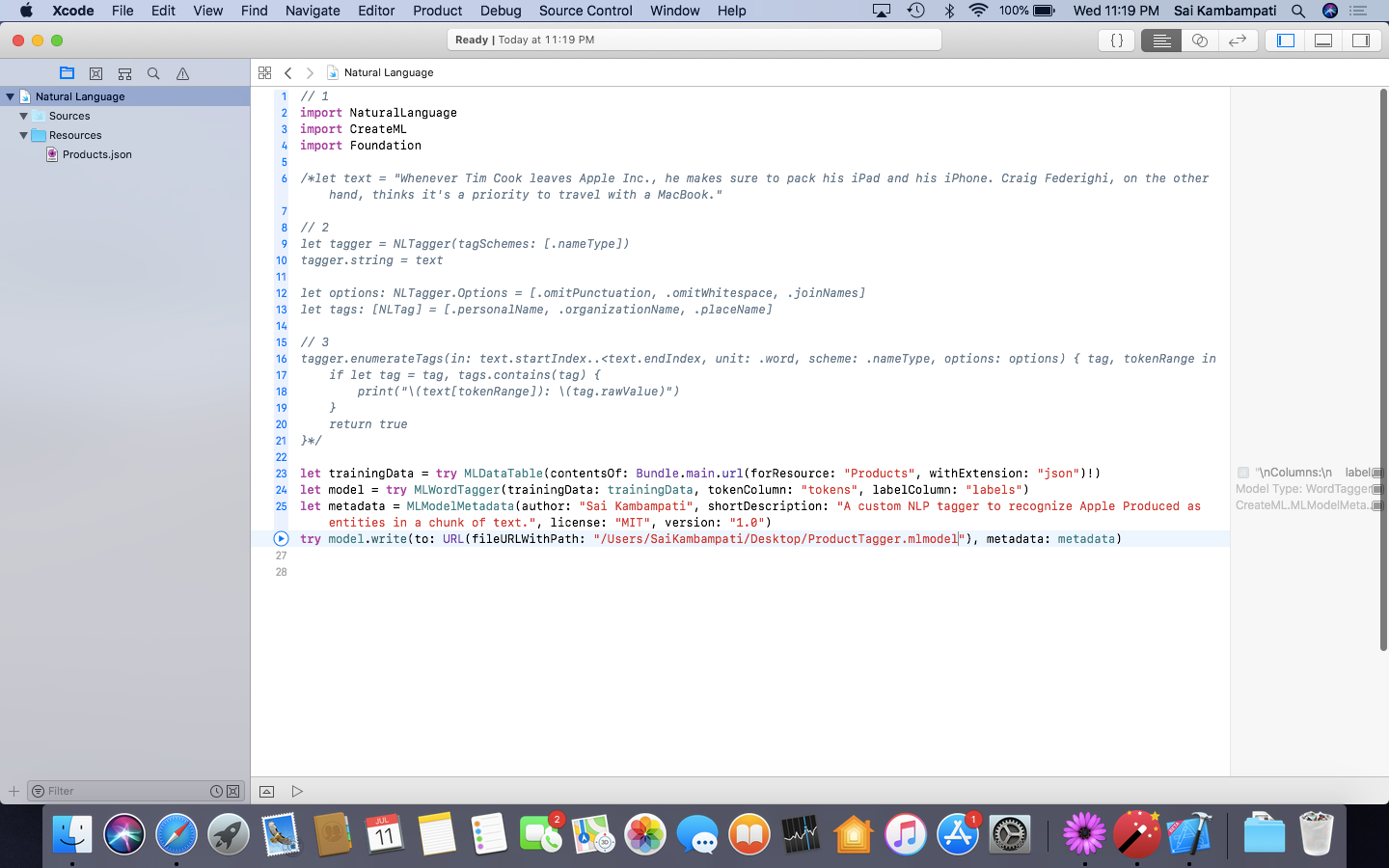 Natural Language in iOS 12: Customizing tag schemes and named entity ... Natural Language in iOS 12: Customizing tag schemes and named entity ...