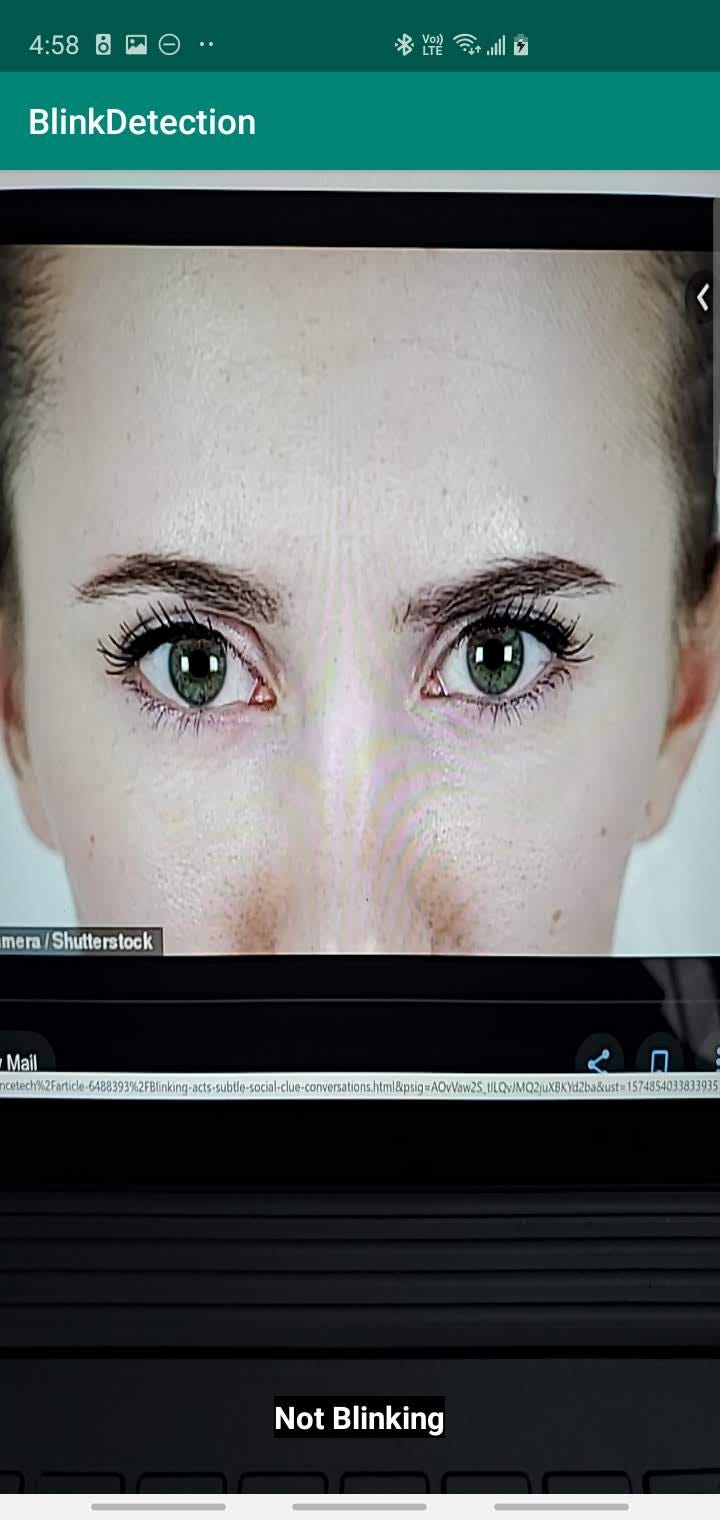 Blink detection on Android using Firebase ML Kit’s Face Detection API - Fritz ai