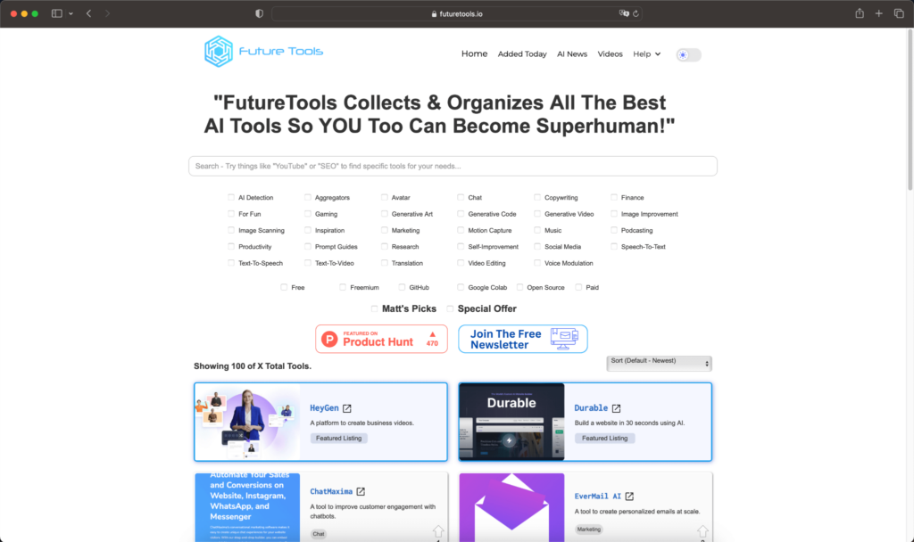 Best AI Tool Directories in 2024 - Fritz ai