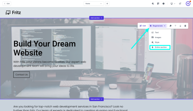 How to Build a Website With AI (2024 Guide) - Fritz ai