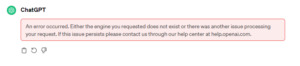 Most Common ChatGPT Errors and Remedies in 2024 - Fritz ai