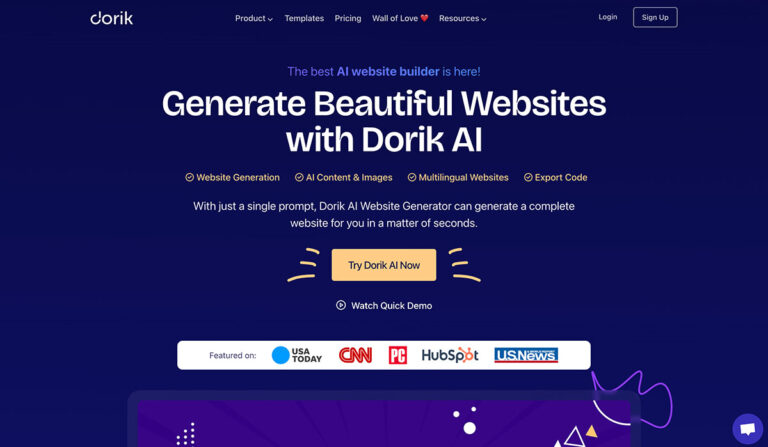 Dorik AI Review: The Complete Guide to the Dorik Website Builder - Fritz ai