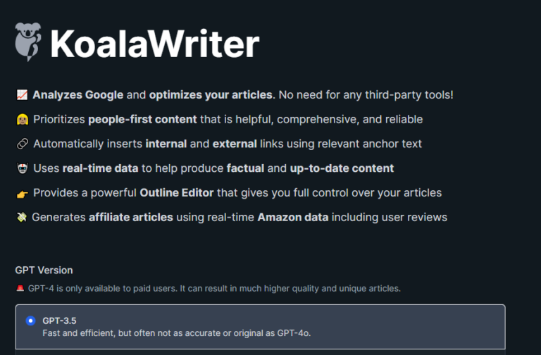 Koala AI Review – Content Generation and More - Fritz ai