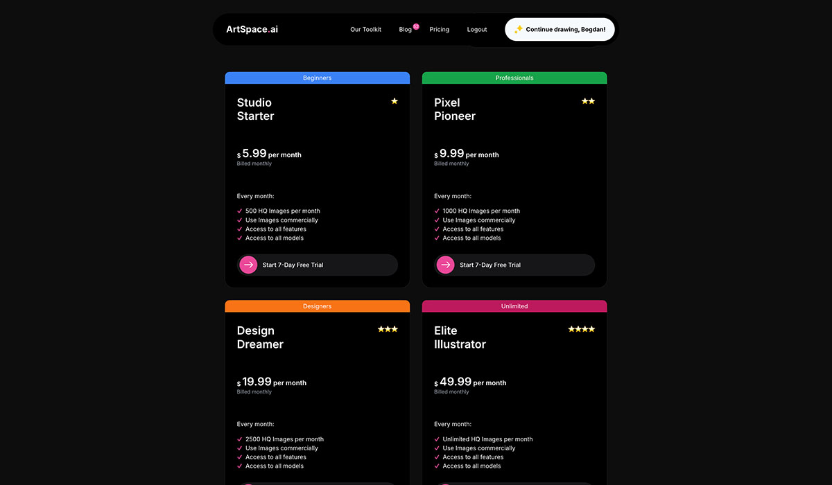 ArtSpace AI Review: How Well Does the AI Art Generator Work? - Fritz ai