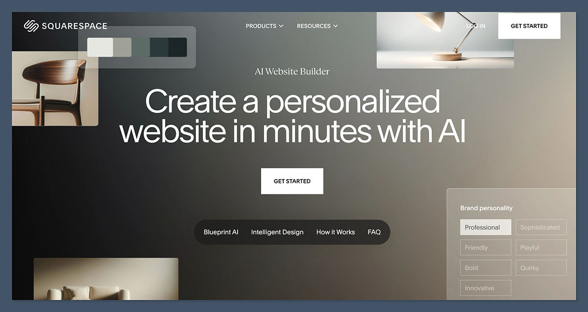 Squarespace Blueprint AI: Easy AI Website Design - Fritz ai