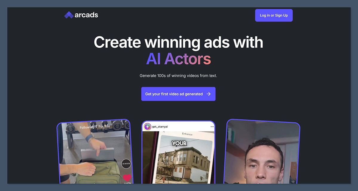 Arcads AI Review (2025): Create 100s of Winning Video Ads With AI ...