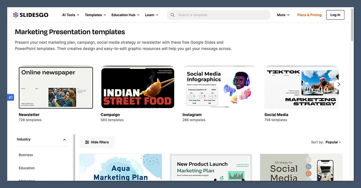 Slidesgo Review: Best for Teachers and Students, Not for Brand-Critical ...