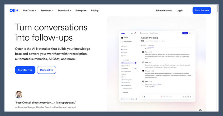 Otter AI Review: A Closer Look at This AI Meeting Assistant - Fritz ai