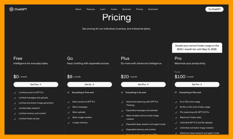 ChatGPT Pricing in 2026: Every Plan, Tier, and Hidden Cost Explained ...